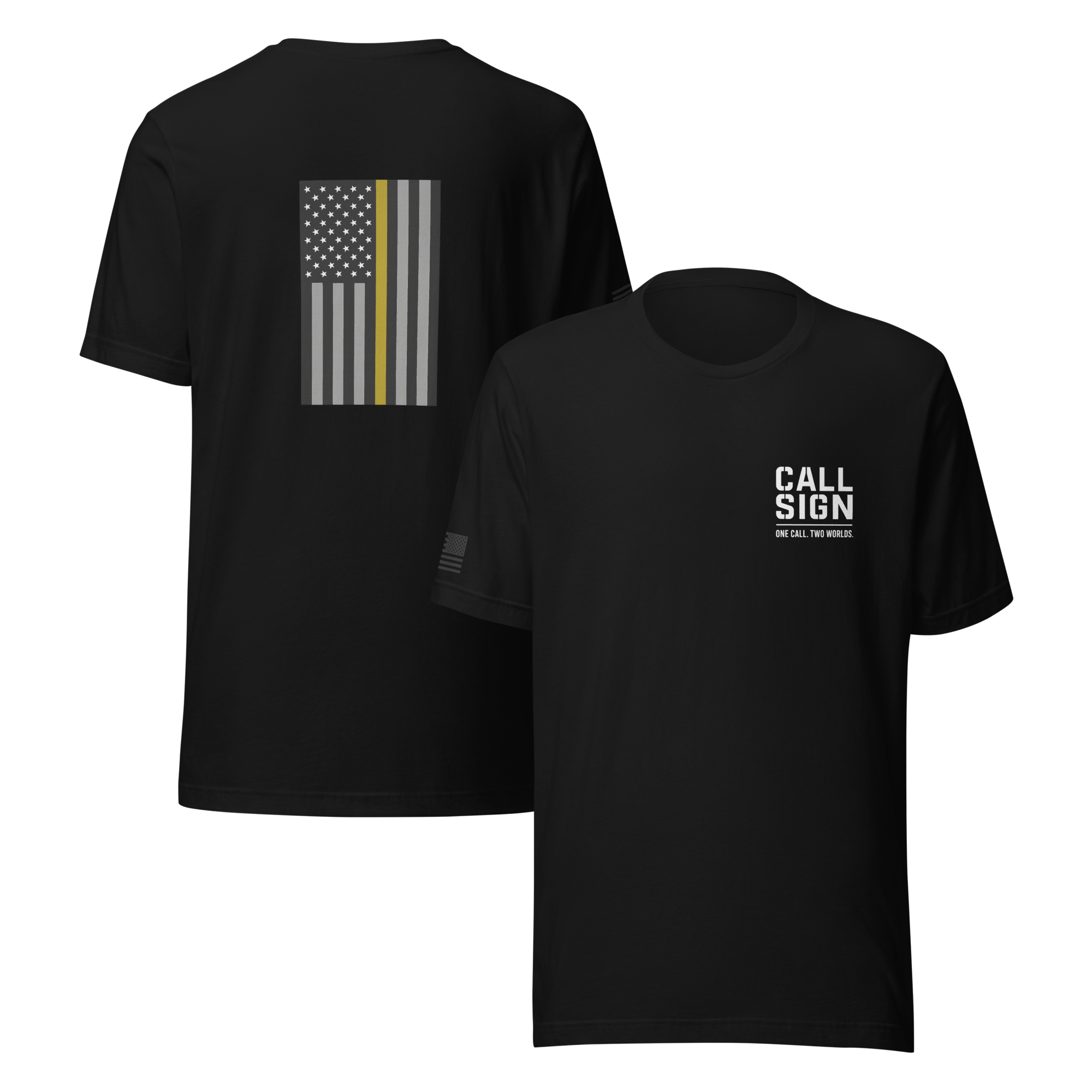 Dispatcher Apparel | 911 Thin Gold Line Support Shirts – Call Sign Gear LLC